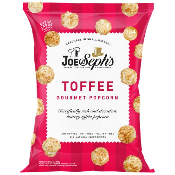 Joe & Seph's Toffee Gourmet Popcorn 60g